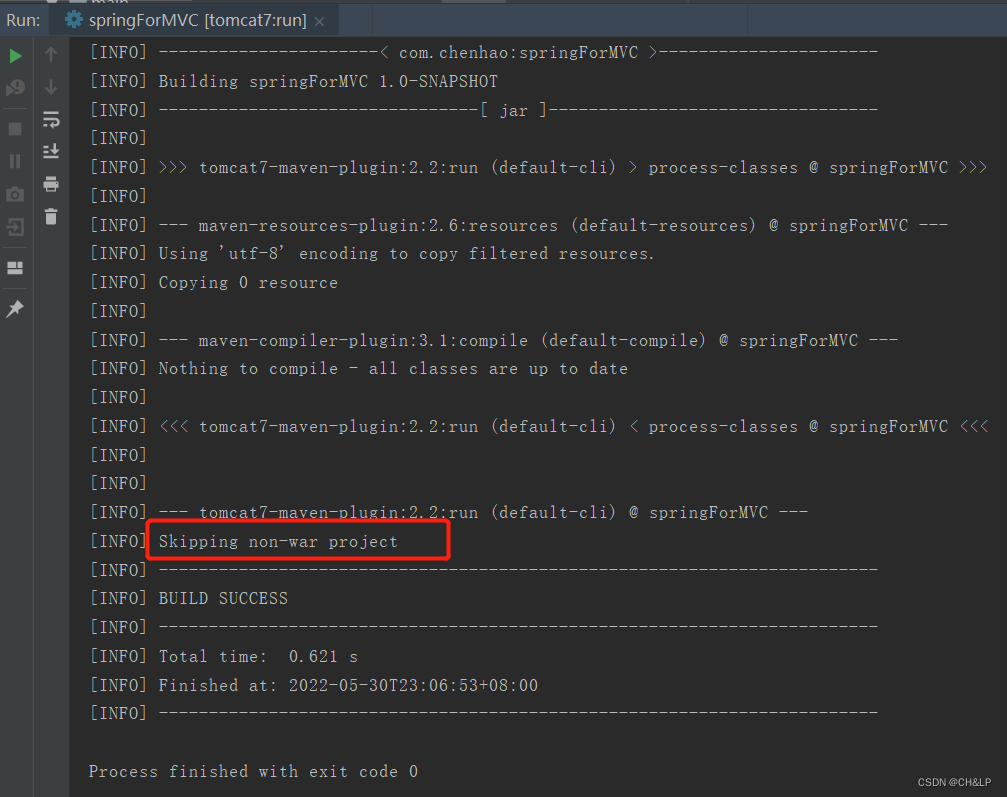 Idea中使用Tomcat7插件进行测试，点击Tomcat7：run，运行后直接停止_tomcat7:run运行后不能启动服务器-CSDN博客