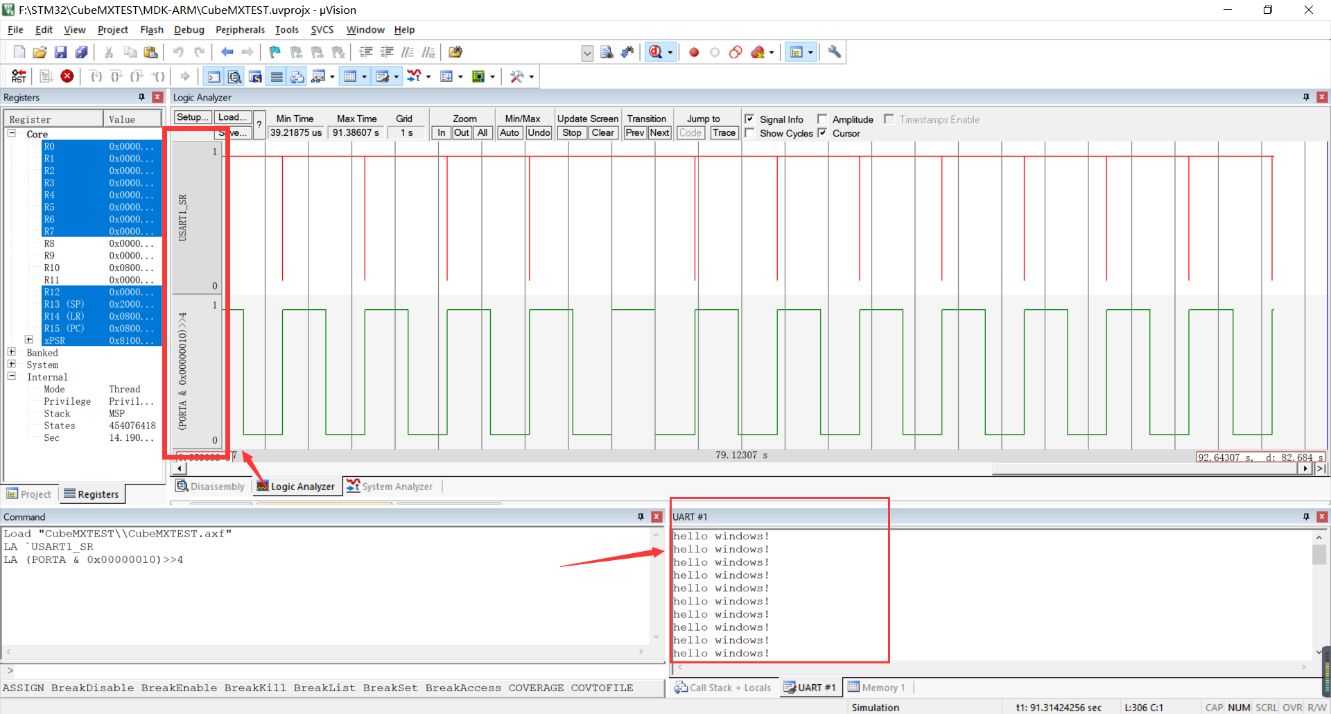 STM32 汇编程序——串口输出 Hello world_stm32串口输出实验-CSDN博客