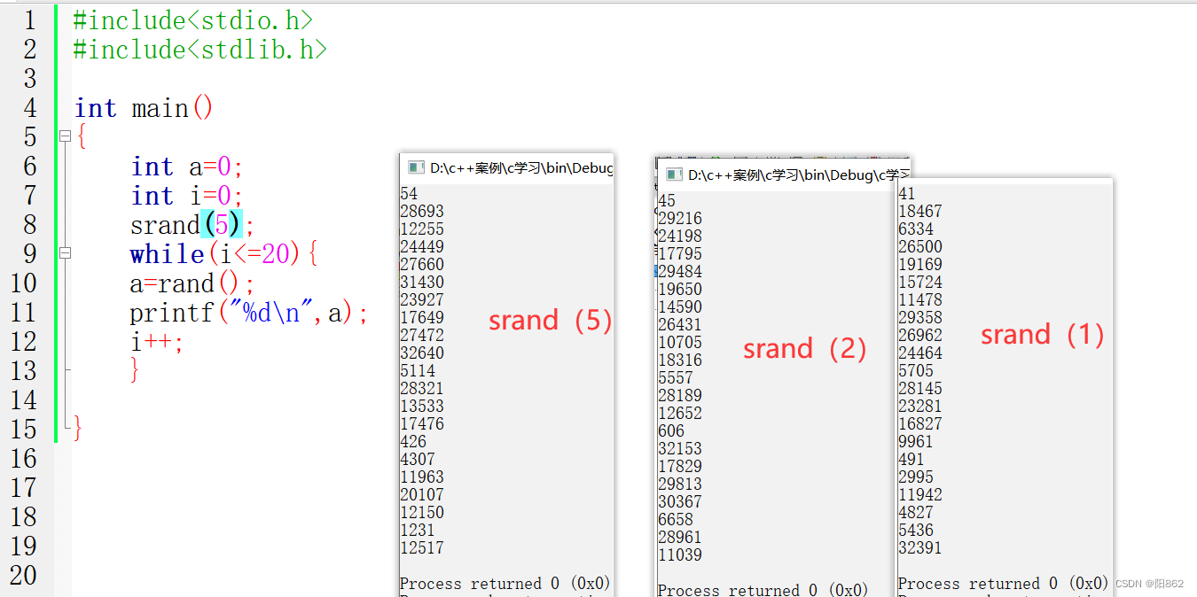 C语言中随机数的生成（rand函数和srand函数）_c语言随机数怎么生成-CSDN博客