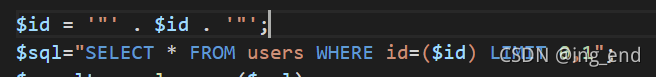 Sql Labs题please Input The Id As Parameter With Numeric Valu Csdn博客 9630