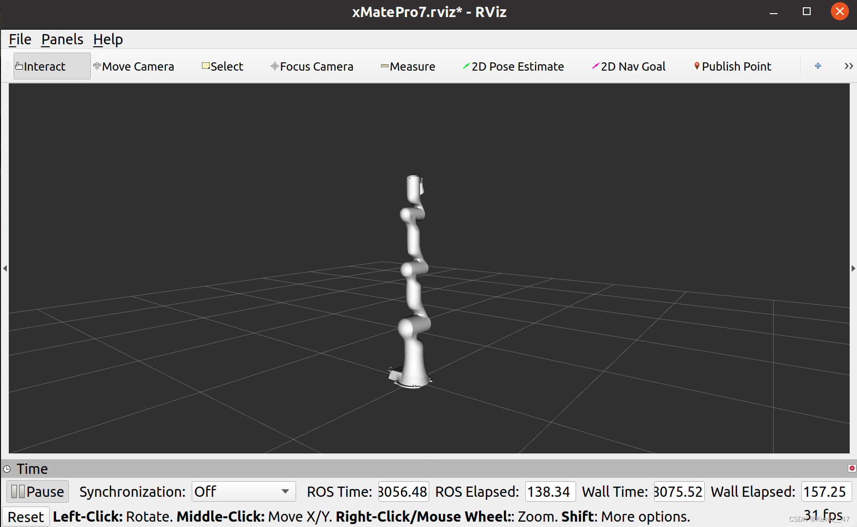 珞石机械臂ROKAE实战1：URDF文件导入ROS1_珞石机械臂urdf-CSDN博客