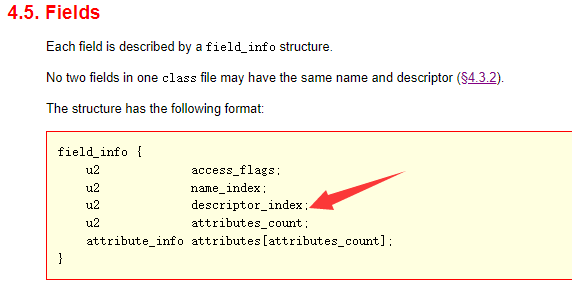 『Java安全』class文件字节码使用描述符（Descriptors）描述变量类型和方法_java 字节码方法描述符()v csdn-CSDN博客
