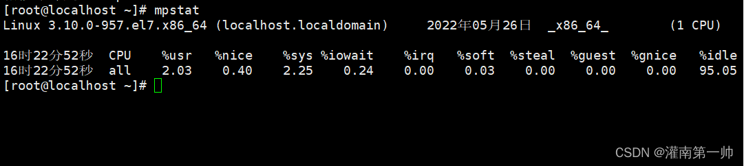 Linux系统优化命令mpstat_mpstat命令安装-CSDN博客