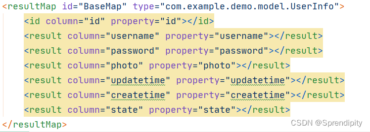 ResultMap的使用：结果集（映射）字典_resultmap collection映射-CSDN博客