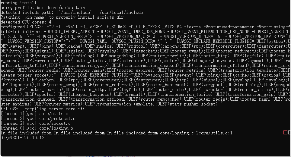 windows10 安装uwsgi_uwsgi如何编译在windows下使用-CSDN博客