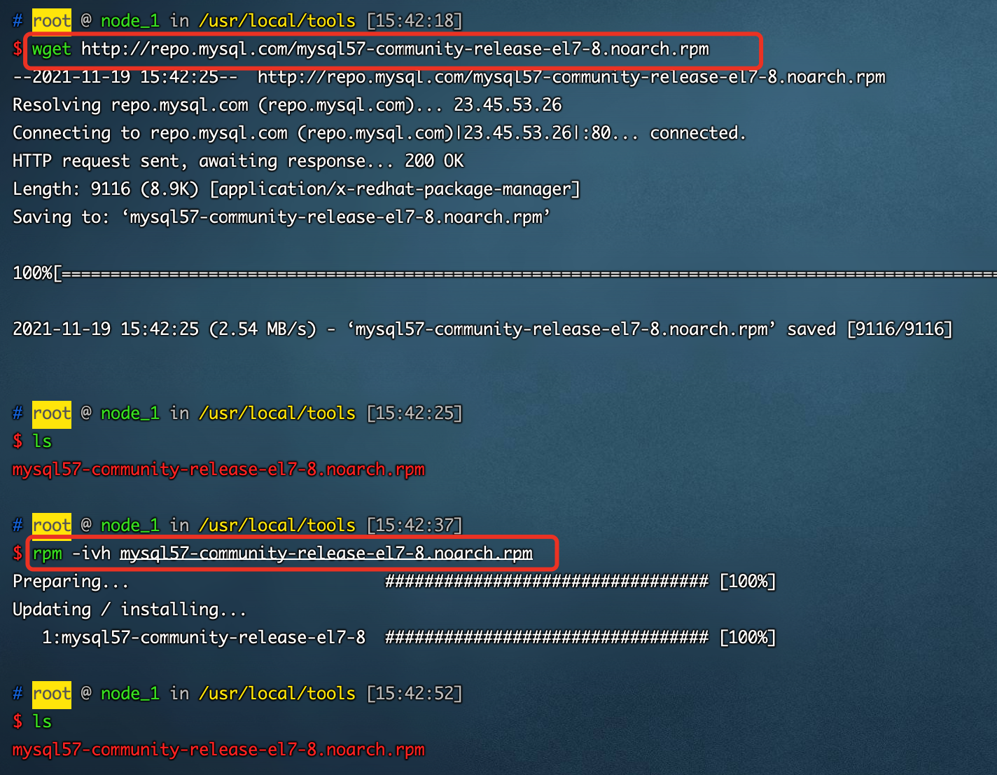 CentOS7下安装mysql5.7（亲测完成）_mysql 5.7 skip gpg-CSDN博客
