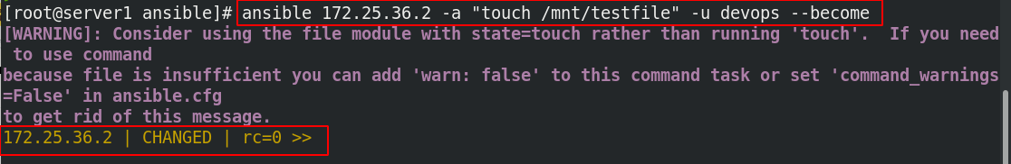 ansible的安装及简单配置_ansible -i -f参数-CSDN博客