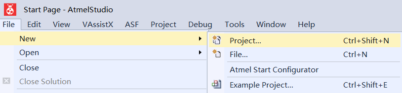 Atmel Studio7 ASF库学习笔记一：新建工程、电亮一个LED-CSDN博客