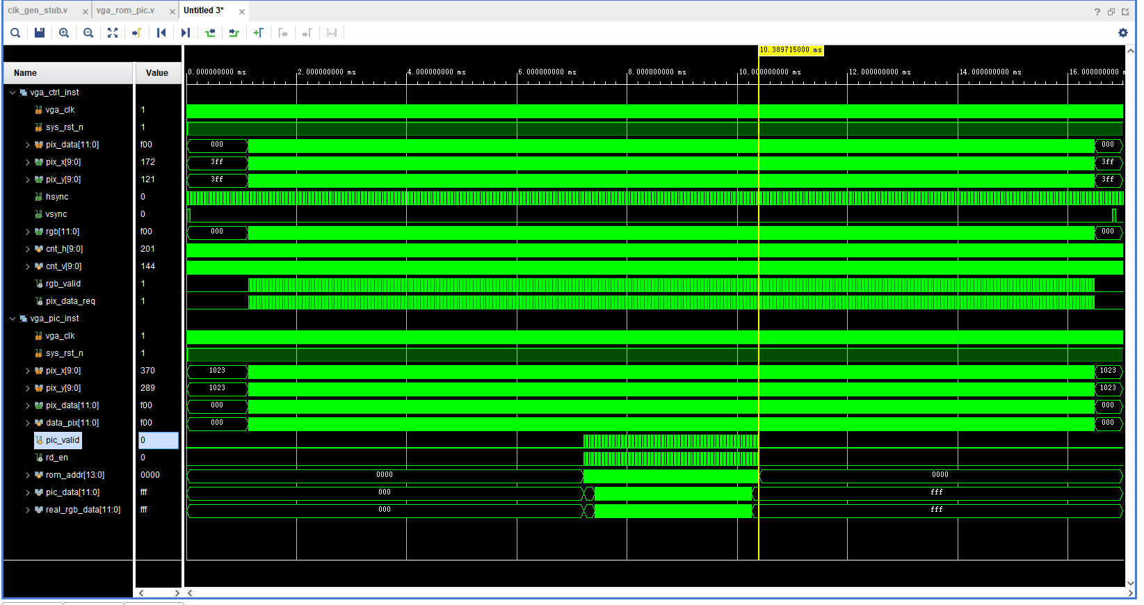 基于ROM的VGA图像显示_vivado基于rom的vga图像显示-CSDN博客