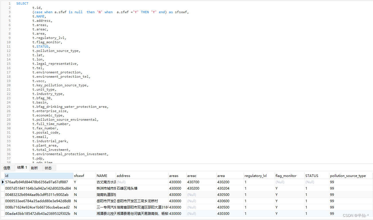 Mysql的case When判断为空或者为指定某个值返回mysql Case When 为空或null取另一个值 Csdn博客 4964