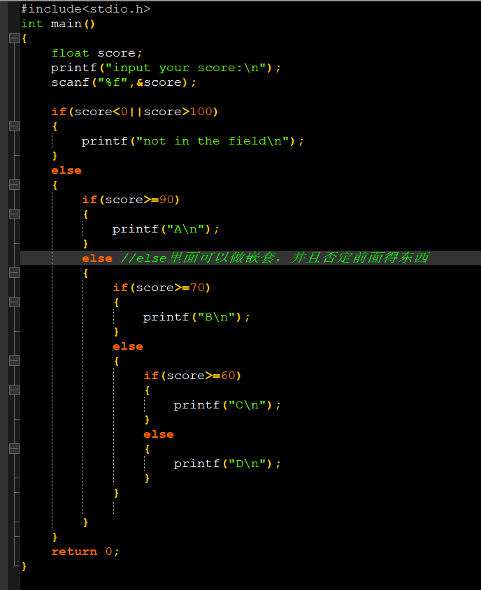 ifelse嵌套_if else嵌套-CSDN博客