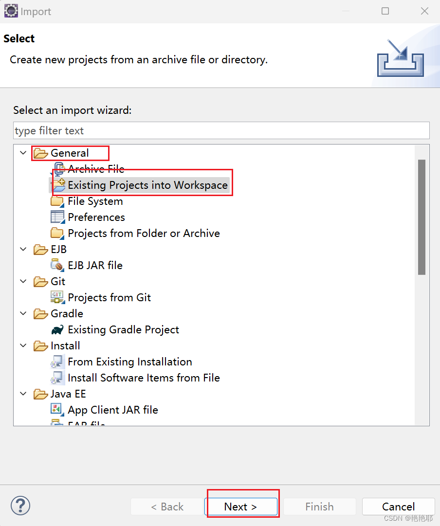 eclipse导入项目-----新手小白必会-CSDN博客