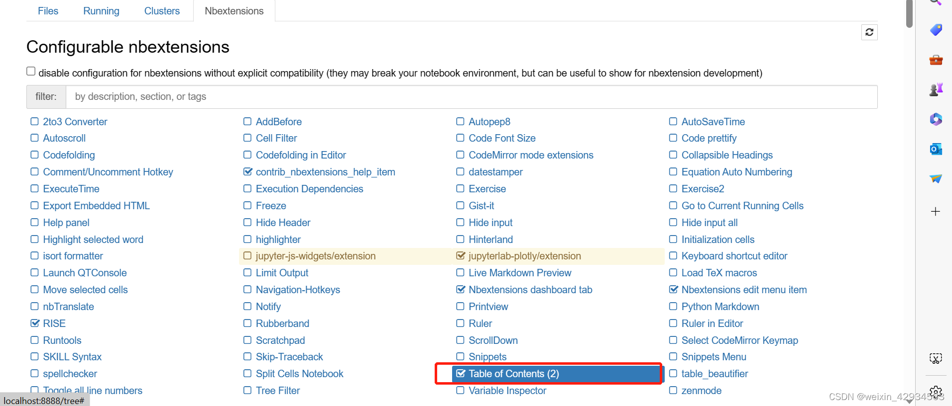 jupyter安装侧边目录插件_jupyter侧边文件-CSDN博客