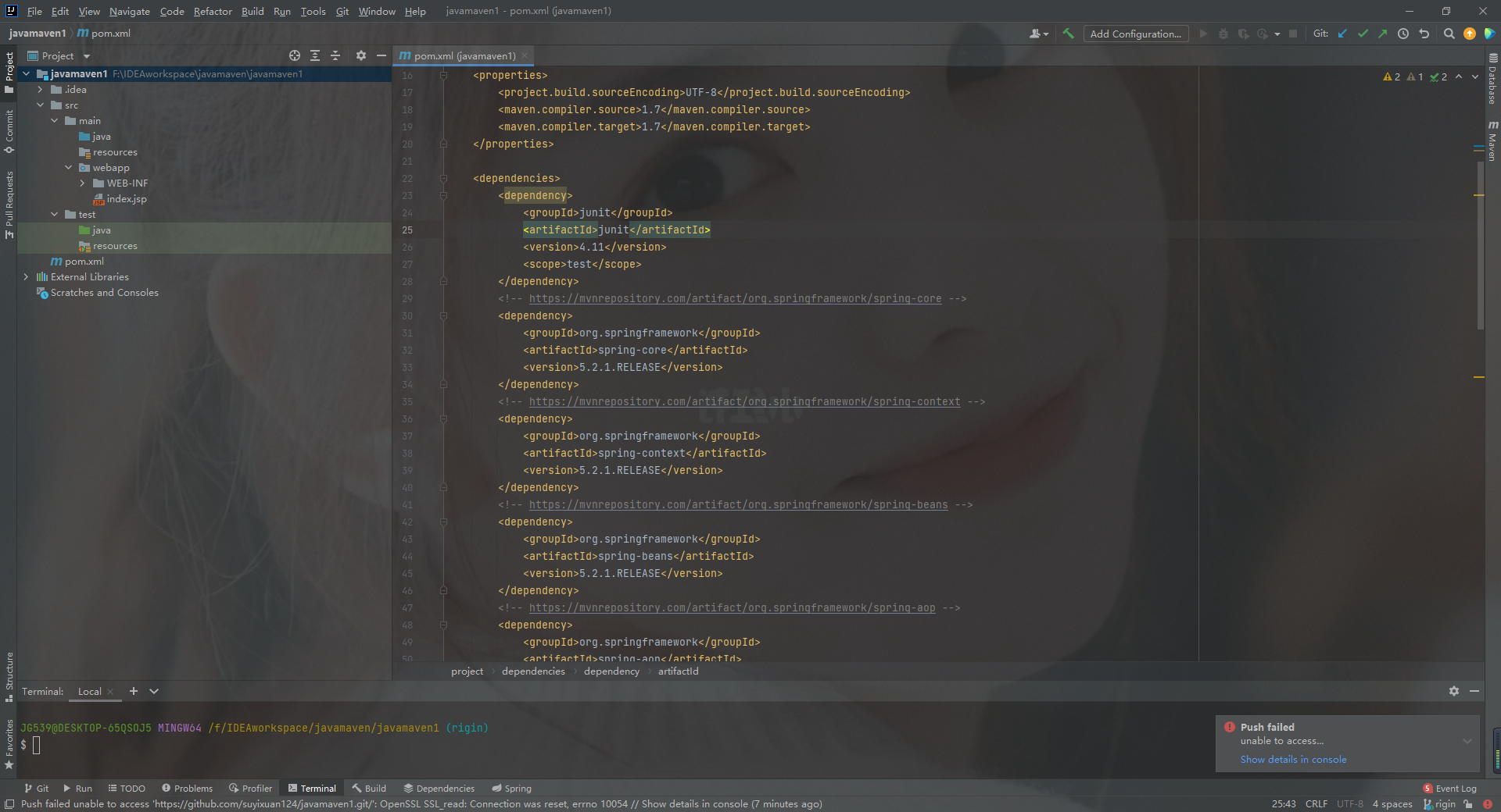 IDEA项目的依赖(pom.xml文件)导入问题及解决_java pom.xml文件中引入依赖,仓库中也有显示为什么project strncture的li-CSDN博客