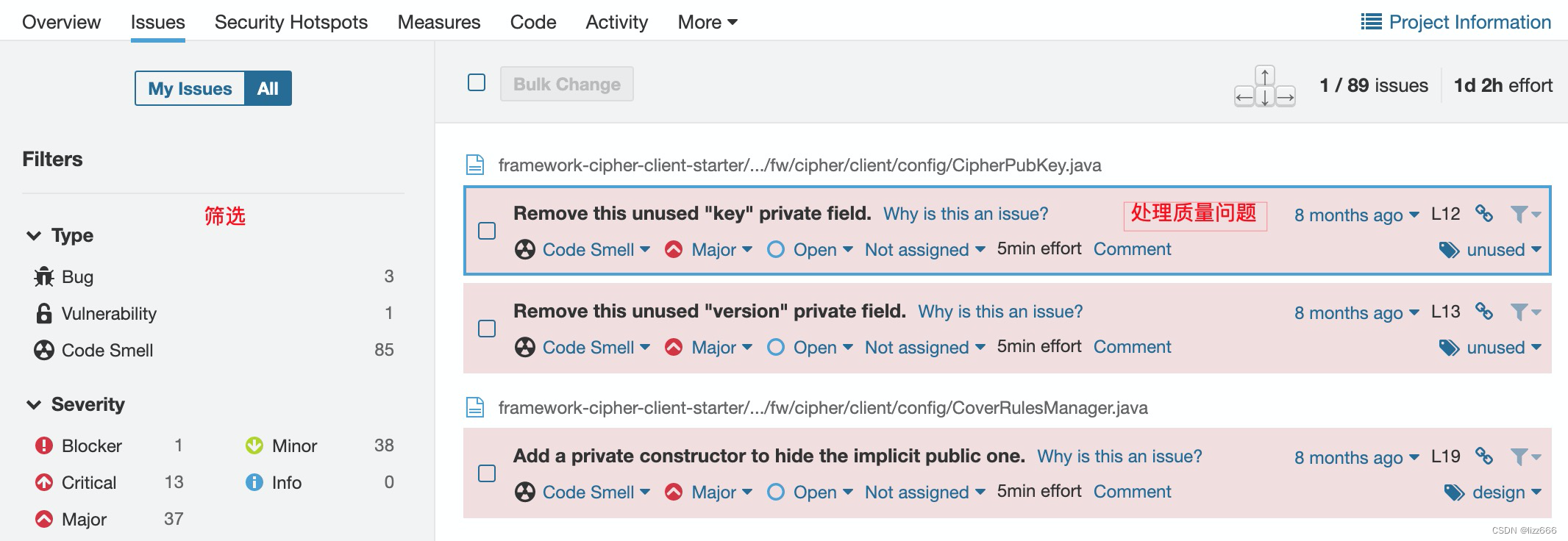 SonarQube项目质量指标查看_hotspots reviewed-CSDN博客