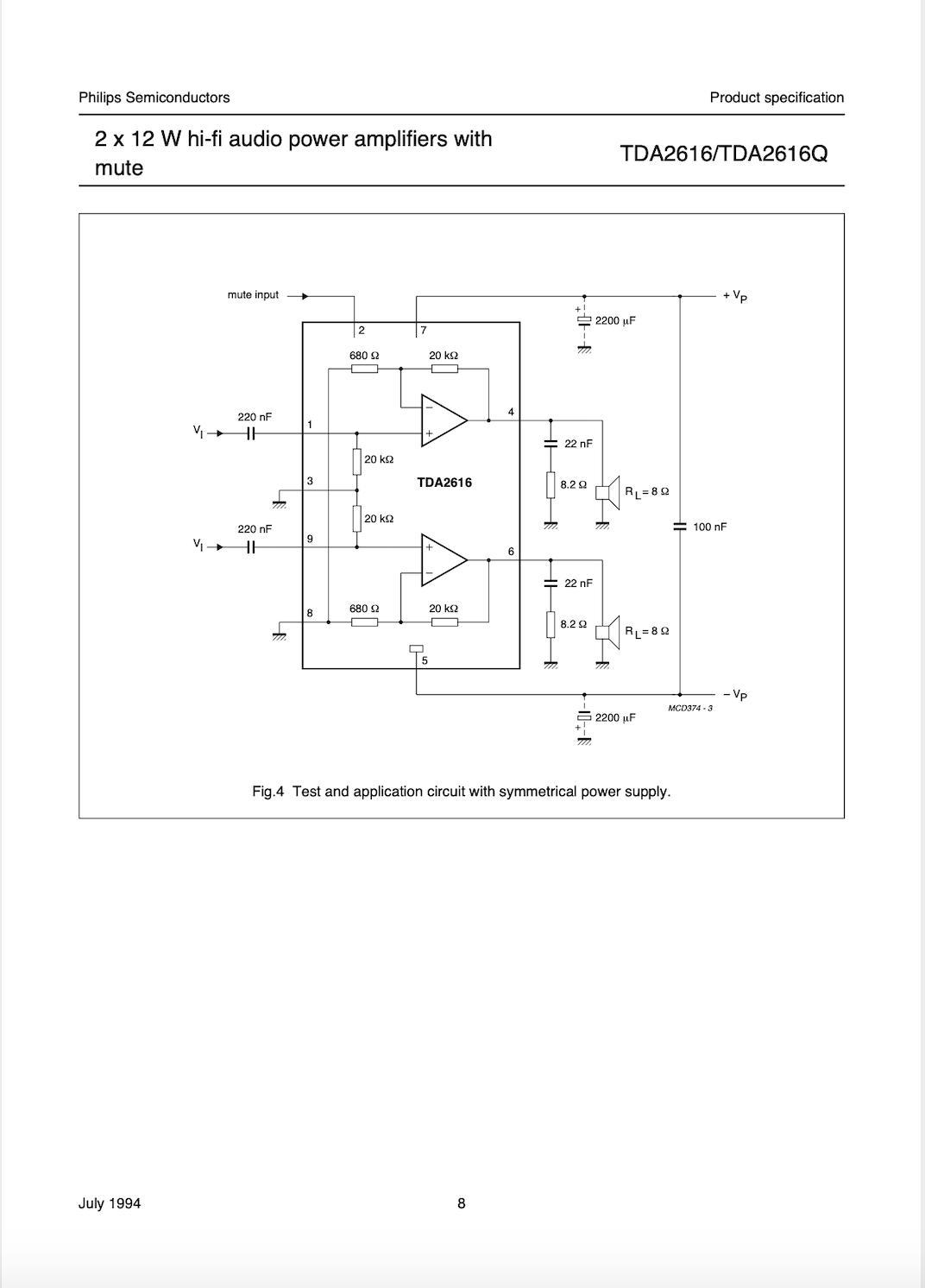 立创开源丨TDA1521/TDA2616_双声道HIFi功率放大器-CSDN博客
