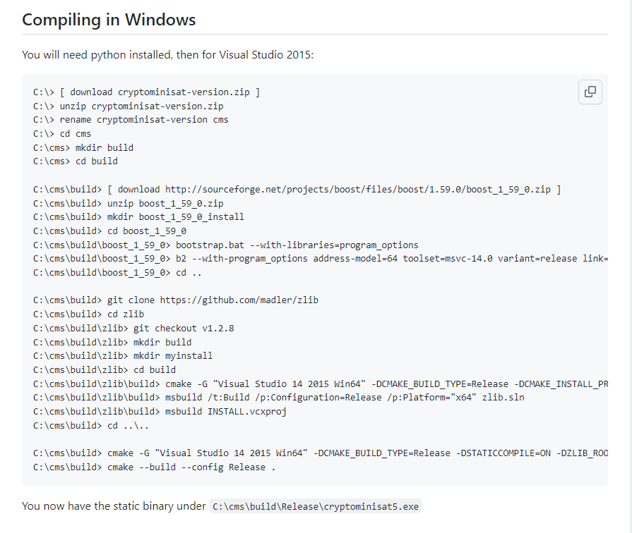 SAT求解器—cryptominisat Windows安装及使用-CSDN博客
