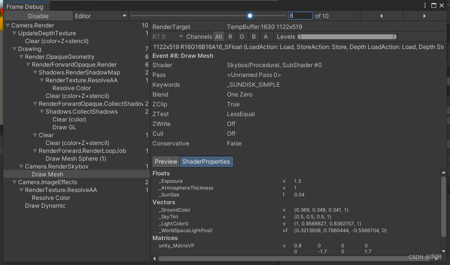 Unity Shader调试unity Shader 调试啊醉的博客 Csdn博客