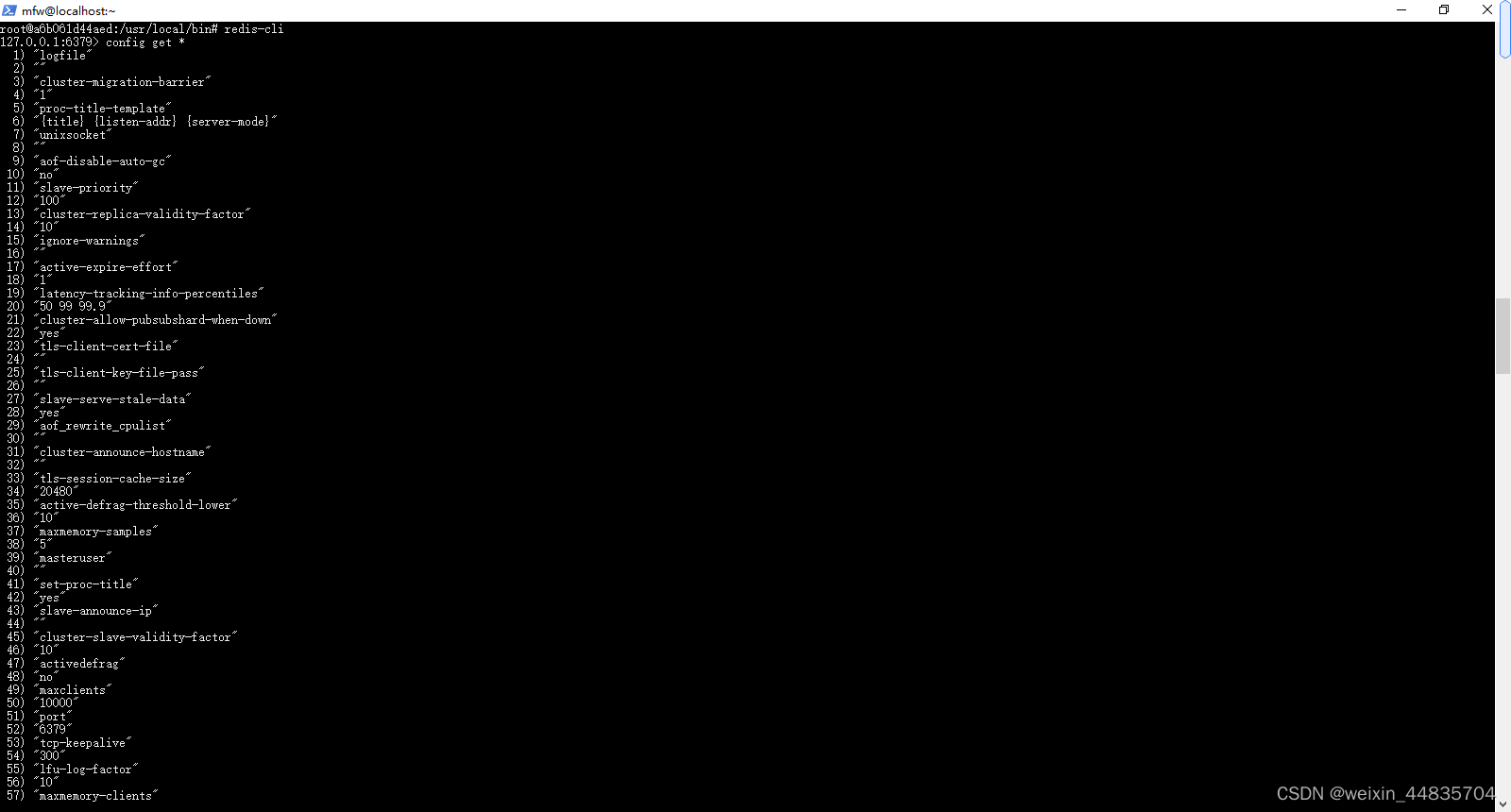 Docker部署redisdocker Redis 默认配置文件 Csdn博客