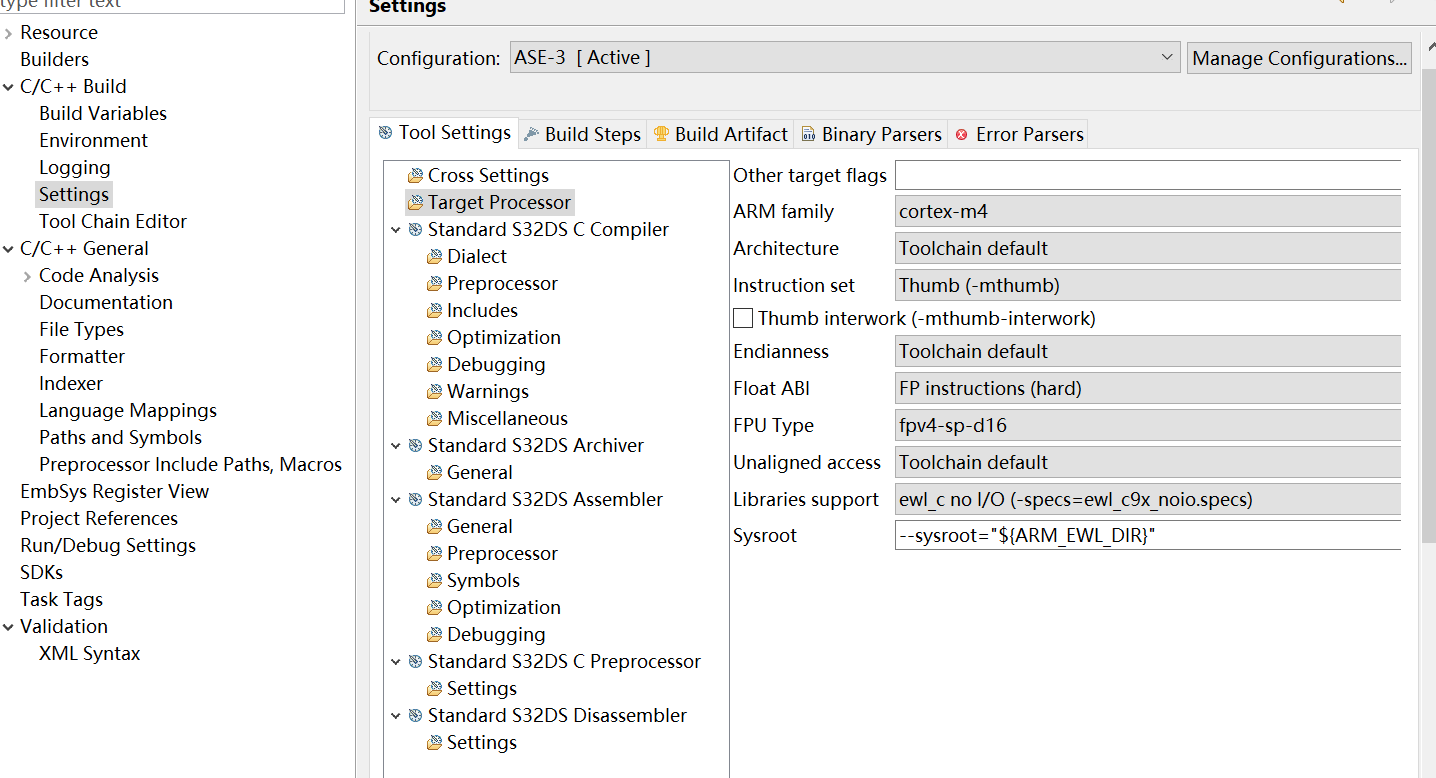 S32 Design Studio项目属性配置解析_s32ds linked resources-CSDN博客