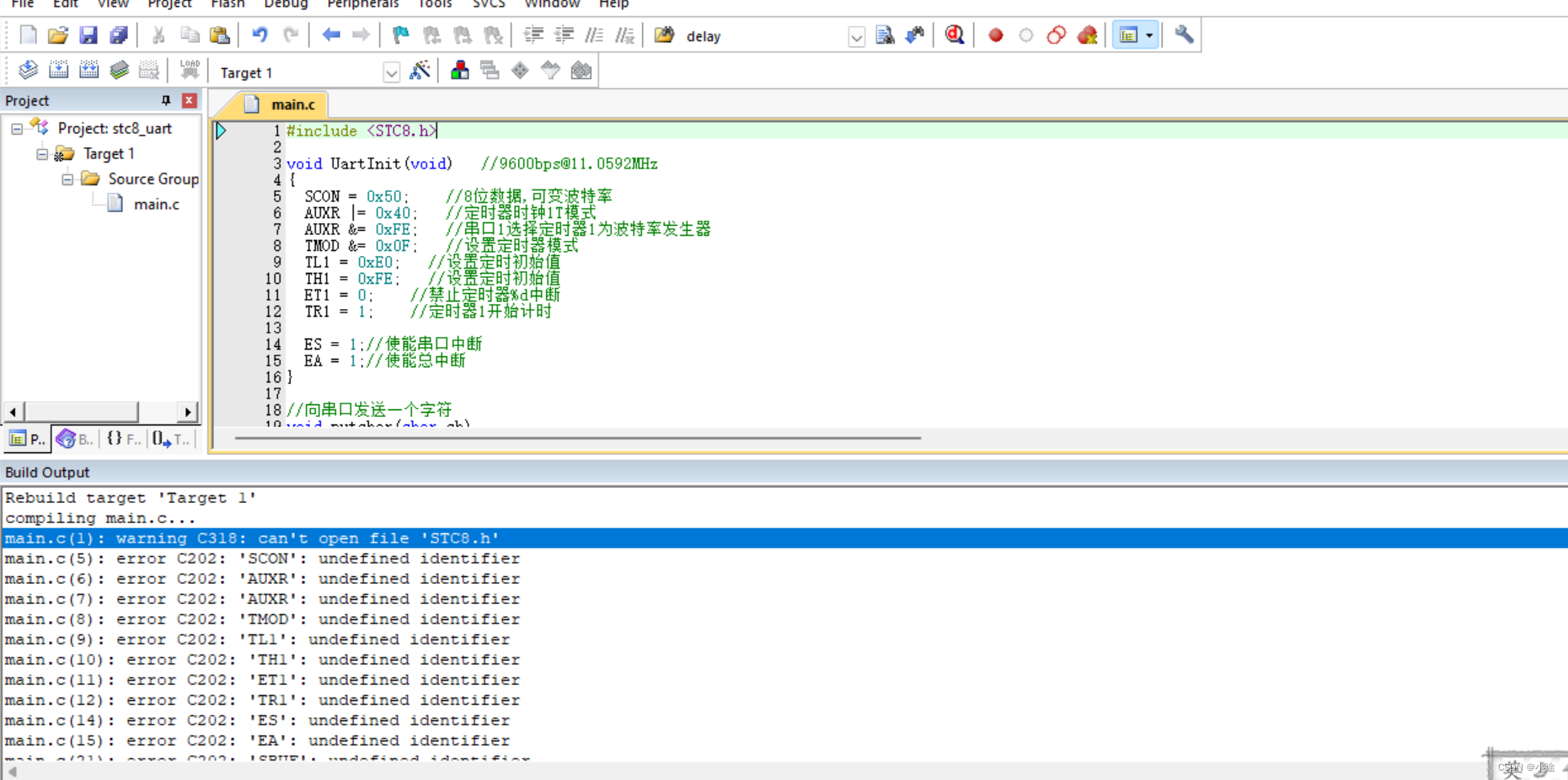 【STC8学习笔记】STC8A8K64S4A12 程序烧录及使一个LED闪烁-CSDN博客