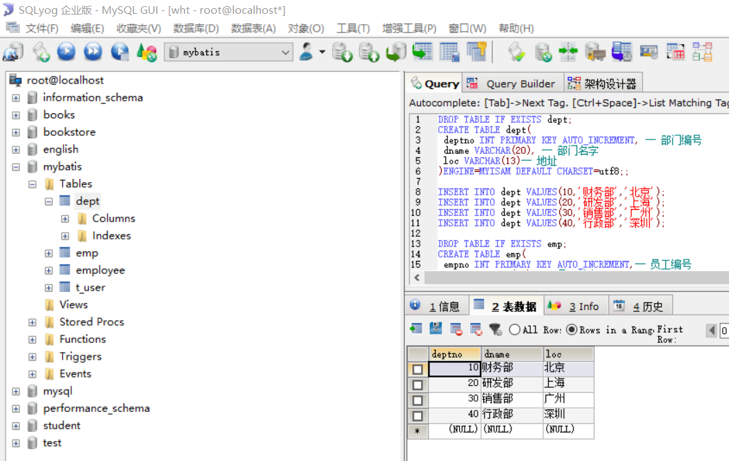 JAVA EE一对多查询——员工管理系统_javaeemapper接口员工管理系统-CSDN博客