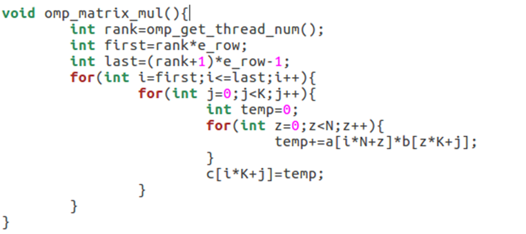 高性能计算实验——矩阵乘法基于OpenMP的实现及优化_openmp矩阵乘法-CSDN博客