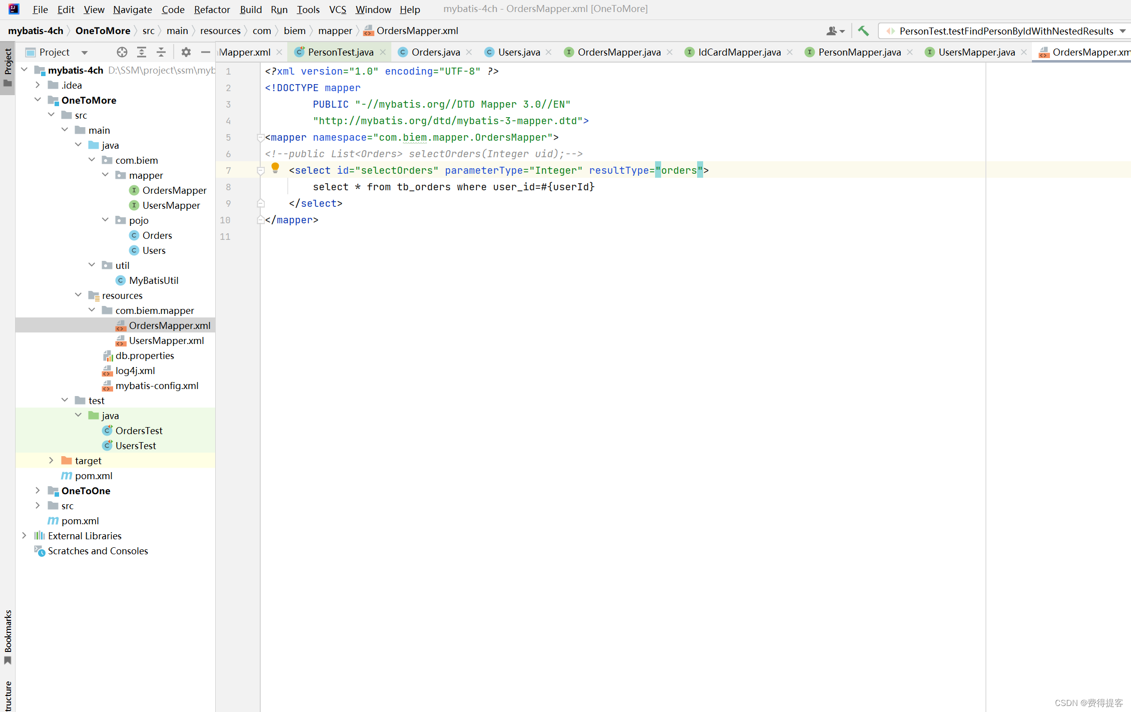 MyBatis映射（一对多查询）_mybatis一对多查询-CSDN博客