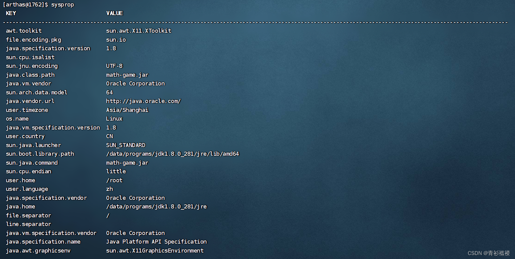 Arthas的基本使用_arthas dashboard-CSDN博客