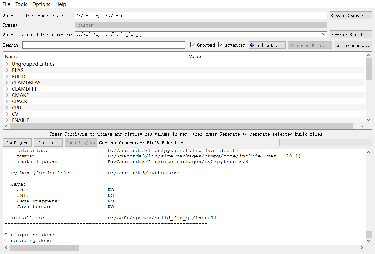 QT中配置OpenCV_qt mingw32-make-CSDN博客