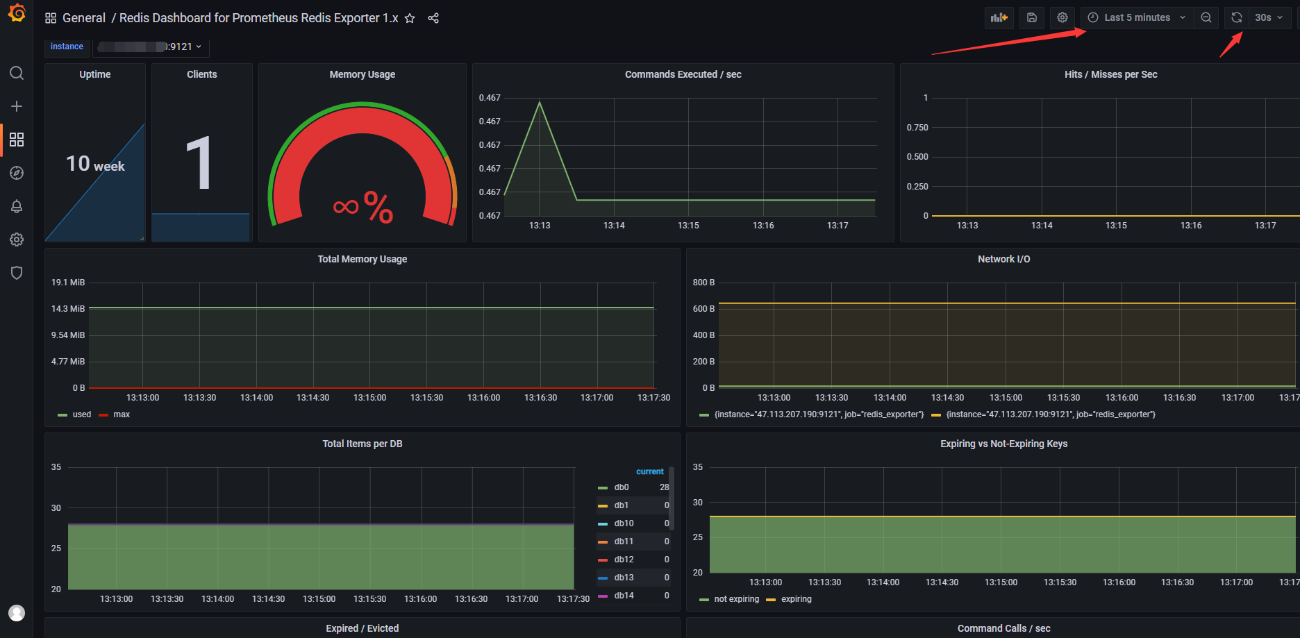 redis可视化监控：redis_exporter+prometheus+grafana_redis-exporter-CSDN博客