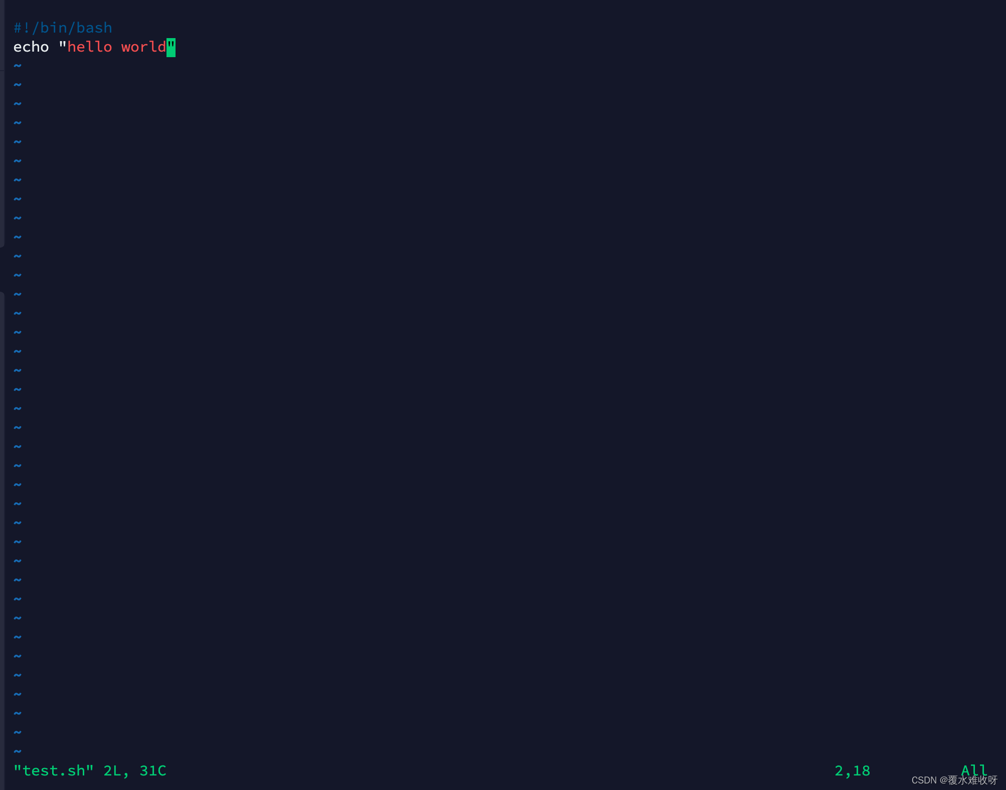 (二)shell编程之运行方式、注释、变量shell编程注释 Csdn博客
