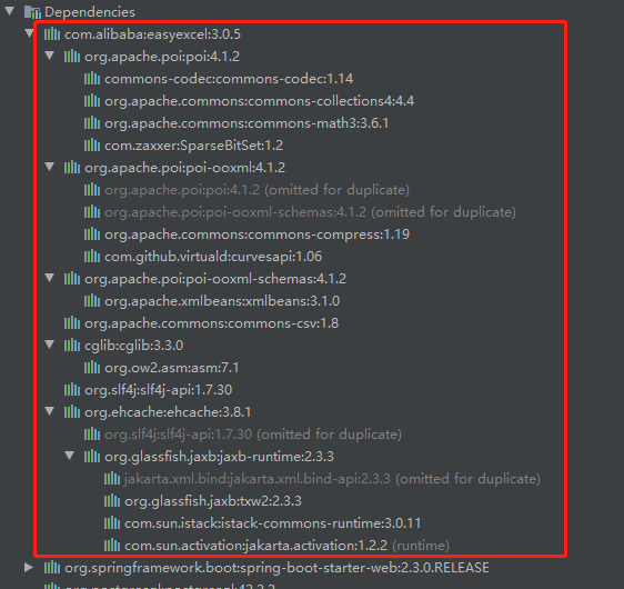记录第一次使用easyexcel的问题：Can not close IO,NoClassDefFoundError:DefaultTempFileCreationStrategy ...