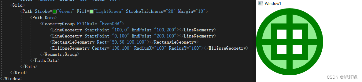 WPF中的形状Shape与几何图形Geometry详解_wpf geometry-CSDN博客