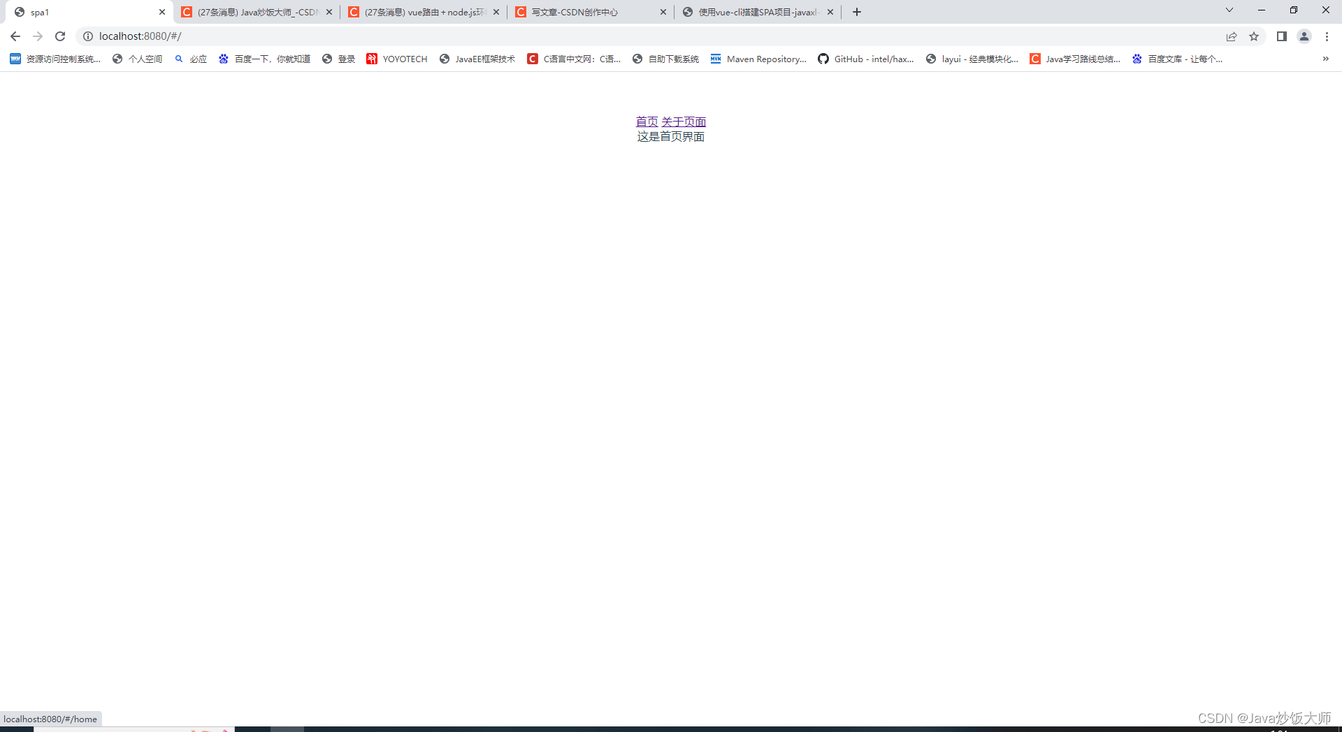 使用vue-cli搭建SPA项目-CSDN博客