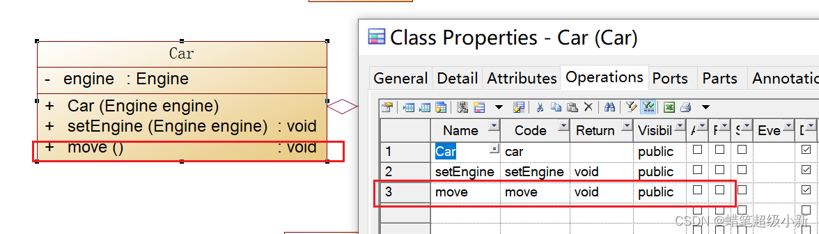 用PowerDesigner画UML图的类图(含例子)_powerdesigner画类图使用教程-CSDN博客