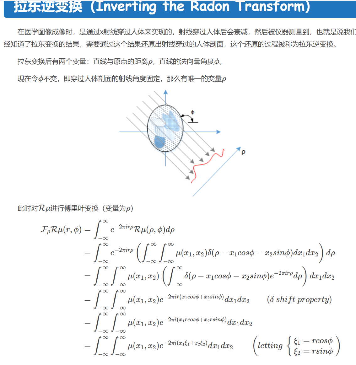 NEW 12-11-如何深刻地理解拉东变换，Radon变换-CSDN博客