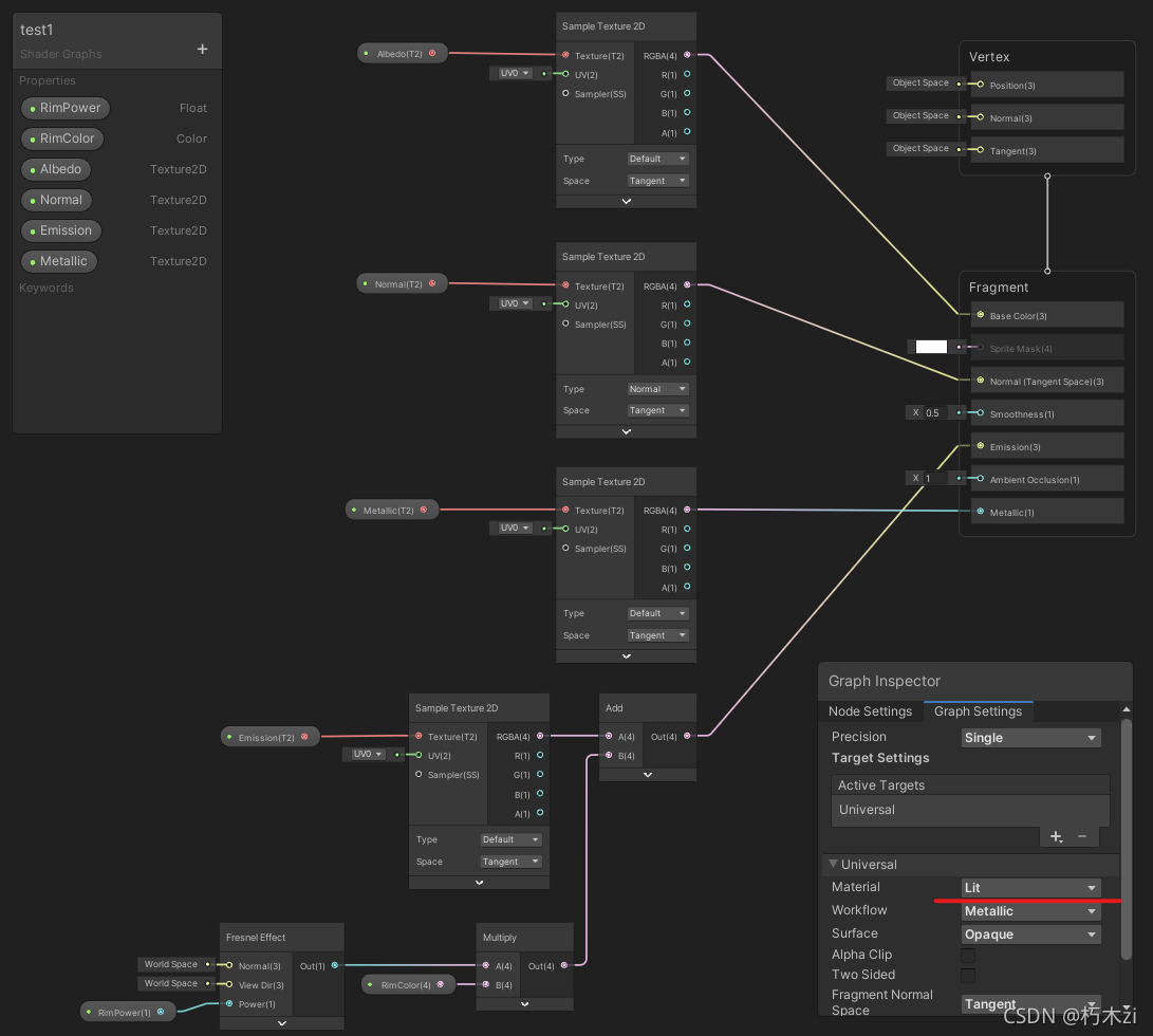 Shadergraph练习(一) Fresnel Effect边缘光shader Graph Fresnel Csdn博客