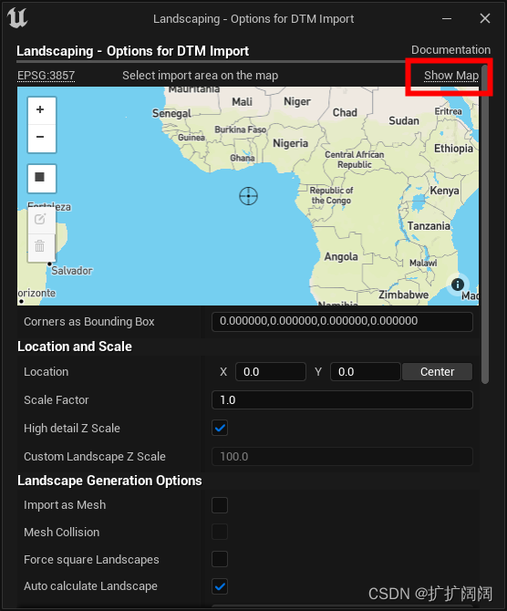 UE5使用插件Landscaping和LandscapingMapbox获得真实地形及贴图（可在地形里二次编辑）_unreal engine ...