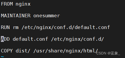 将vue3项目部署到Linux服务器中（nginx）_liunx 在nignx部署vue3的dist-CSDN博客