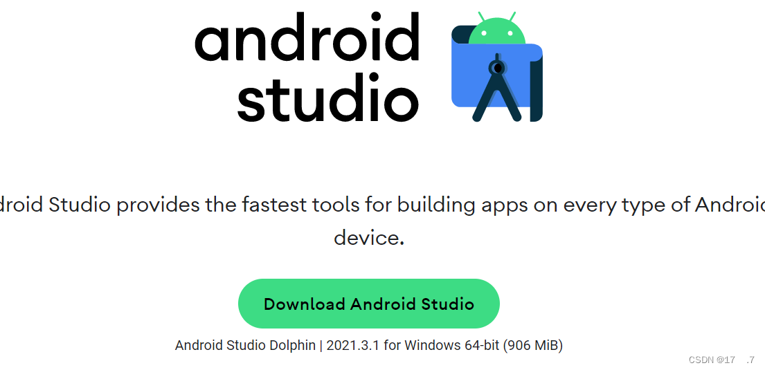 Android studio安装教程_download android studio & app tools - android deve-CSDN博客