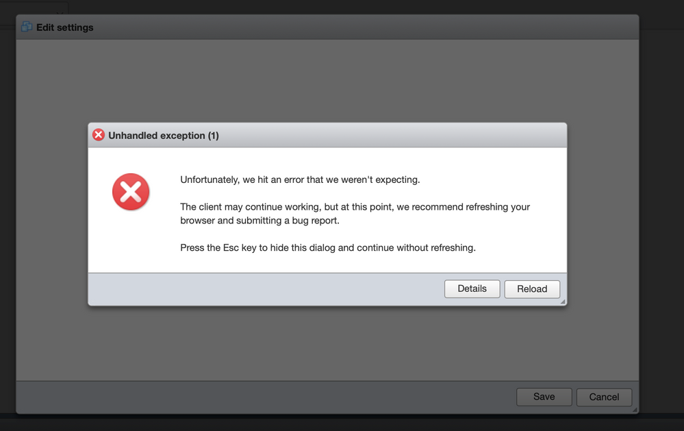 ESXi6.5直通网卡后虚机无法编辑故障解决_possibly unhandled rejection: {}-CSDN博客