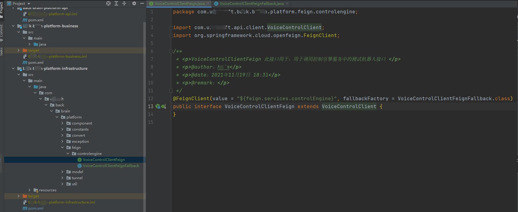 【Java用法】微服务之间的相互调用方式之一，通过FeignClient客户端调用其他微服务的方法包含熔断器（Hystrix）_java feignclient-CSDN博客