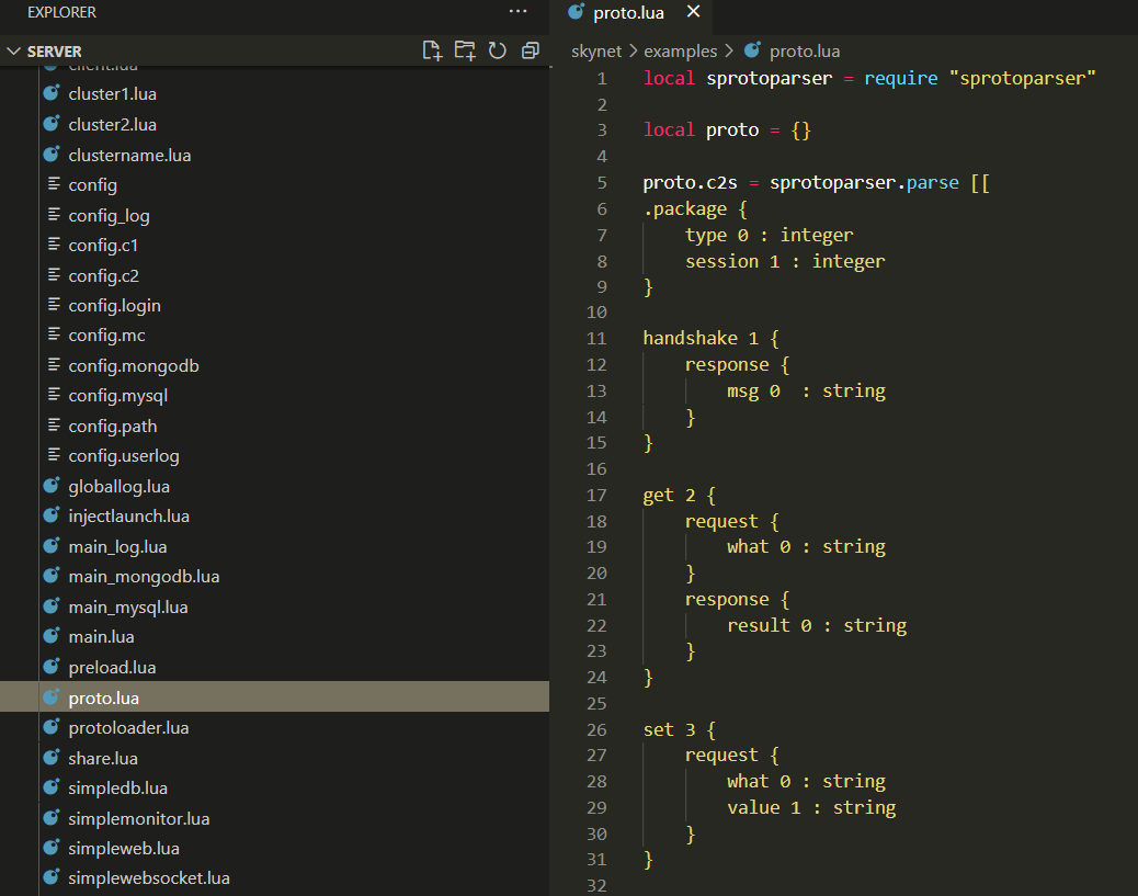 【游戏开发实战】教你Unity通过sproto协议与Skynet框架的服务端通信，附工程源码（Unity | Sproto | 协议 | Skynet）_sprotodump-CSDN博客