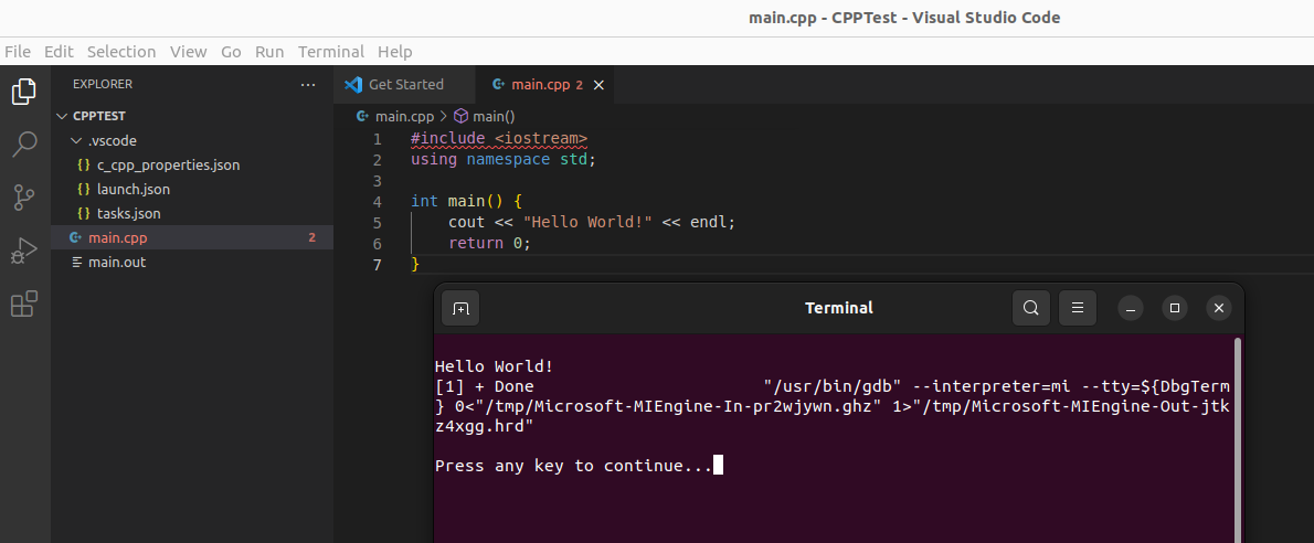 Linux操作系统Ubuntu 22.04配置Visual Studio Code与C++代码开发环境的方法_linux ubuntu c++vc-CSDN博客