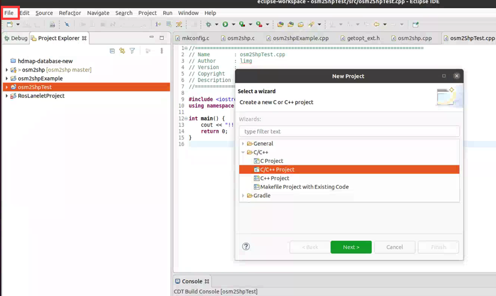 Linux环境下，使用Eclipse，创建C++工程 HelloWord_eclipse linux_Adunn的博客-CSDN博客