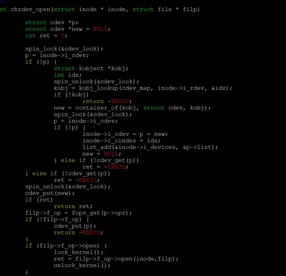 从mknod看设备驱动操作函数挂接_mknod会调用驱动么_zhuguanghong的博客-CSDN博客