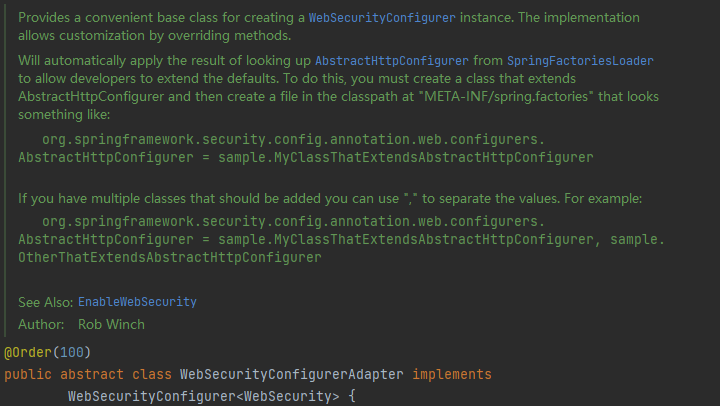 SpringSecurity - WebSecurityConfigurerAdapter 过时问题_websecurityconfigureradapter过时-CSDN博客