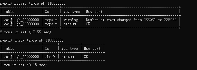 mysql数据表出现Table is marked as crashed and should be repaired 解决办法-CSDN博客