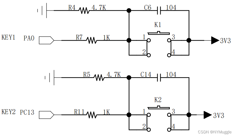 笔记（stm32篇）day6——按键控制 Stm32按键配置 Csdn博客